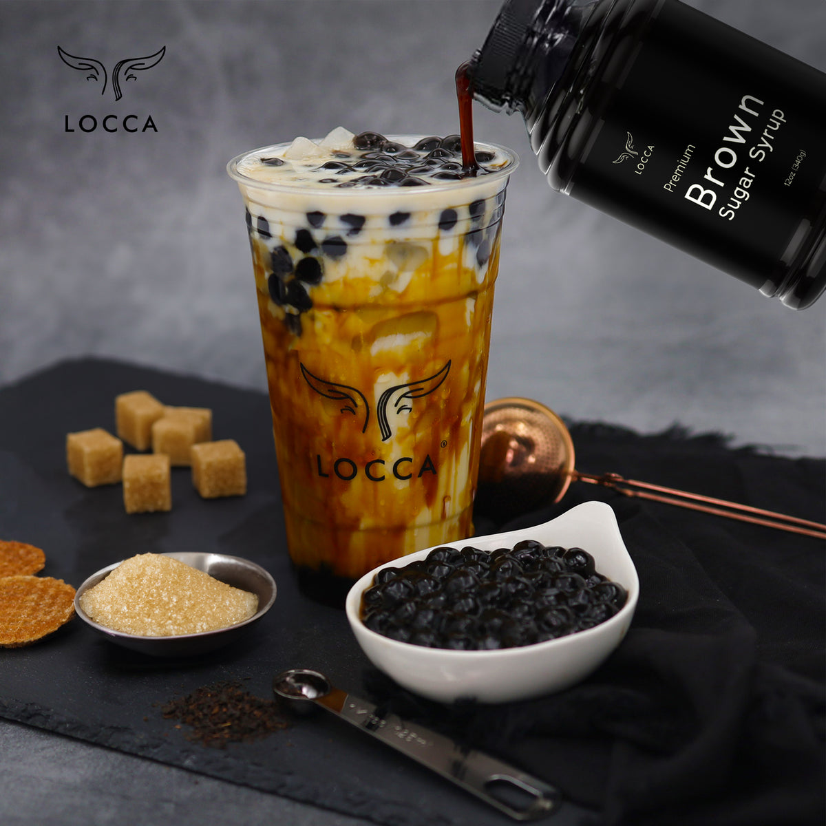 Locca Brown Sugar Syrup – Locca Boba Tea